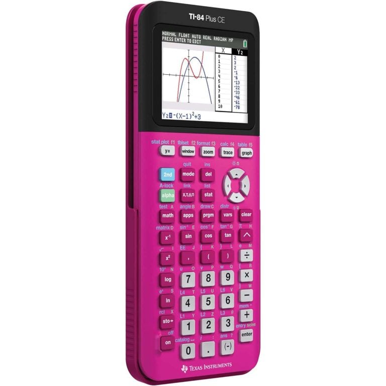 Texas Instruments TI-84 Plus CE Color Graphing Calculator Pink