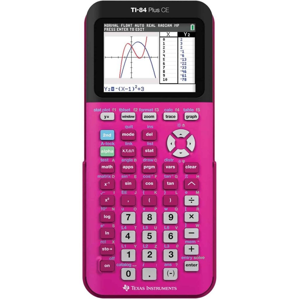Texas Instruments TI-84 Plus CE Color Graphing Calculator - White